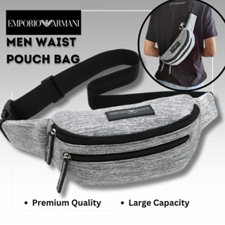 ARMANI Pouch Chest Bag Man Waist Porch Bag Men Chest Posh Pouch Push ...