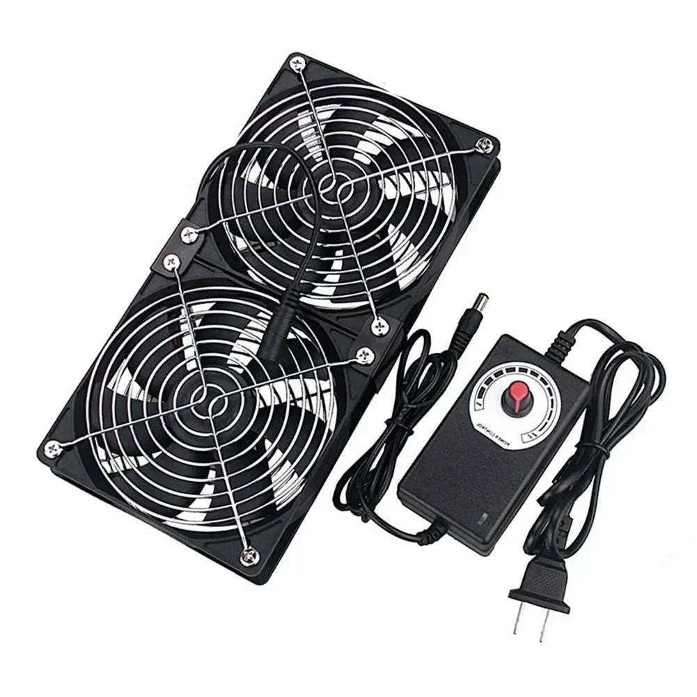3000RPM Cooling Fan with Controller 120mm 12V 220V Router Fan Cooling ...