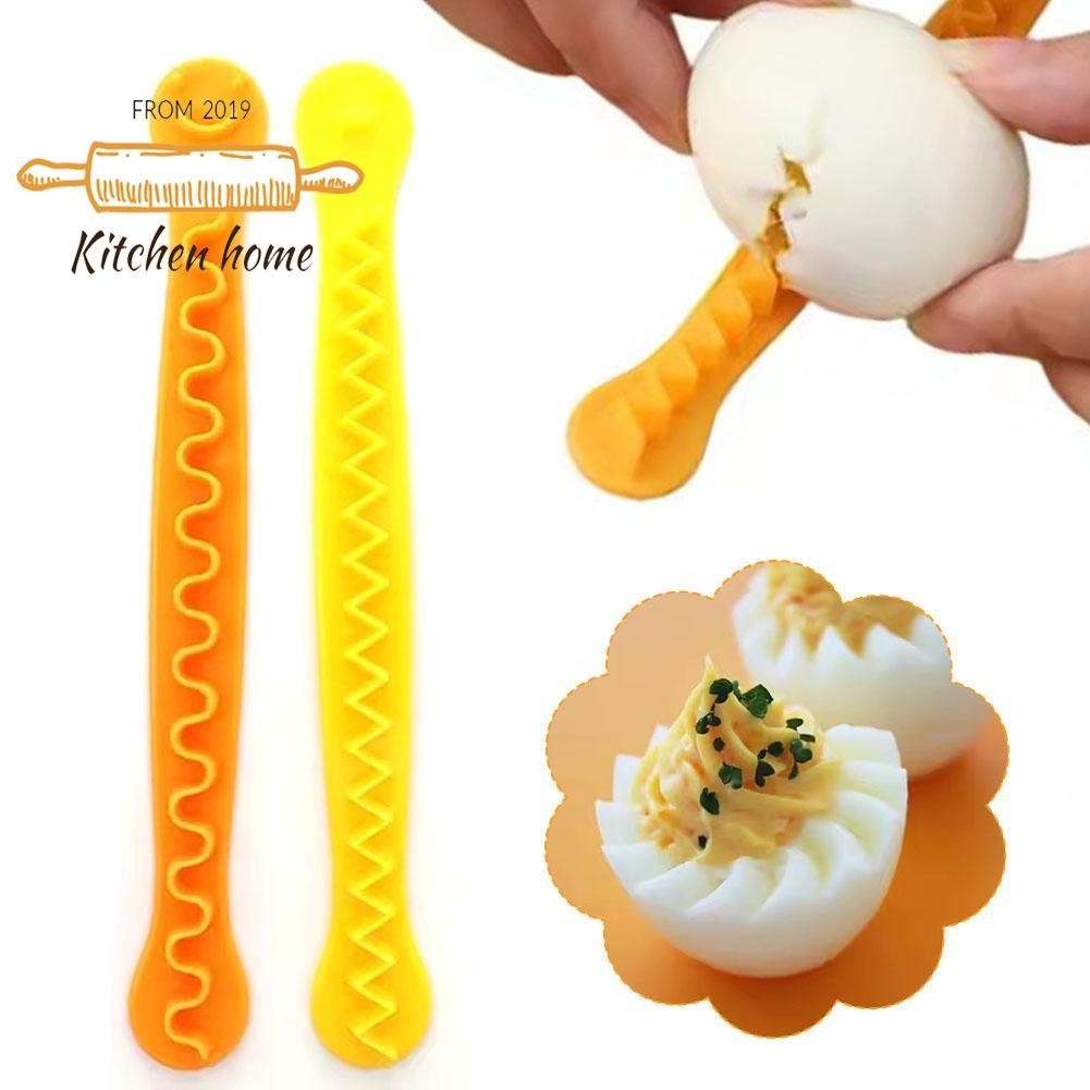 Fancy Egg Slicer Kitchen Creative Everything Two Lace Yolk Chef Egg ...