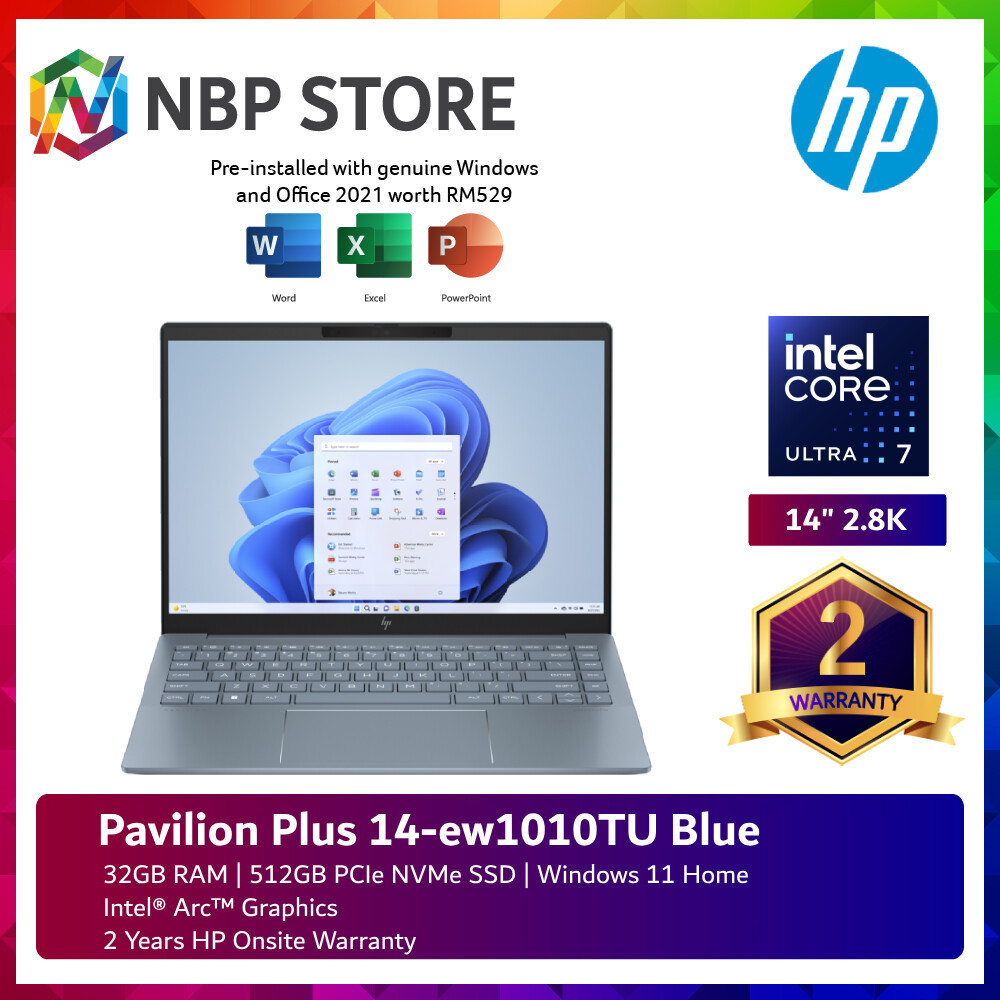 HP Pavilion Plus 14-ew1010TU/14-ew1011TU/14-ew1012TU 14" 2.8K OLED ...
