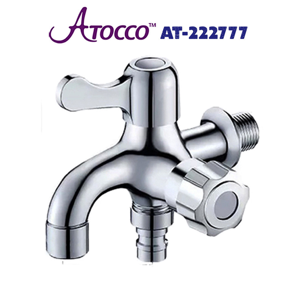 Two Way Water Tap Bib Tap Bathroom Faucet Kepala Paip Air Double Two ...