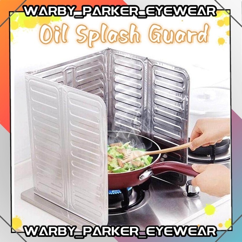 Aluminium Foil Oil Splash Guard Insulate Splash Proof Baffle Foldable ...