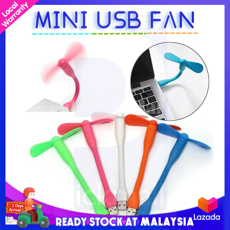 [Malaysia] Portable Flexible USB Mini Fan Detachable Cooling Fan For ...