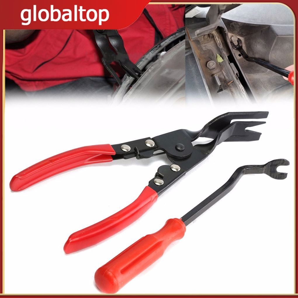Car Vehicle Door Trim Push Pin 6 Rivet Clip Inches Remover Plier ...