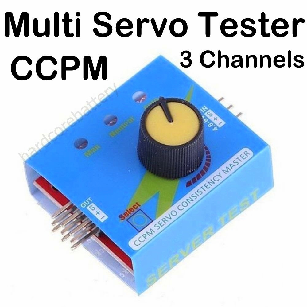 Multi Servo Tester TITAN 3 gear switch 3CH ECS Consistency Speed RC ...