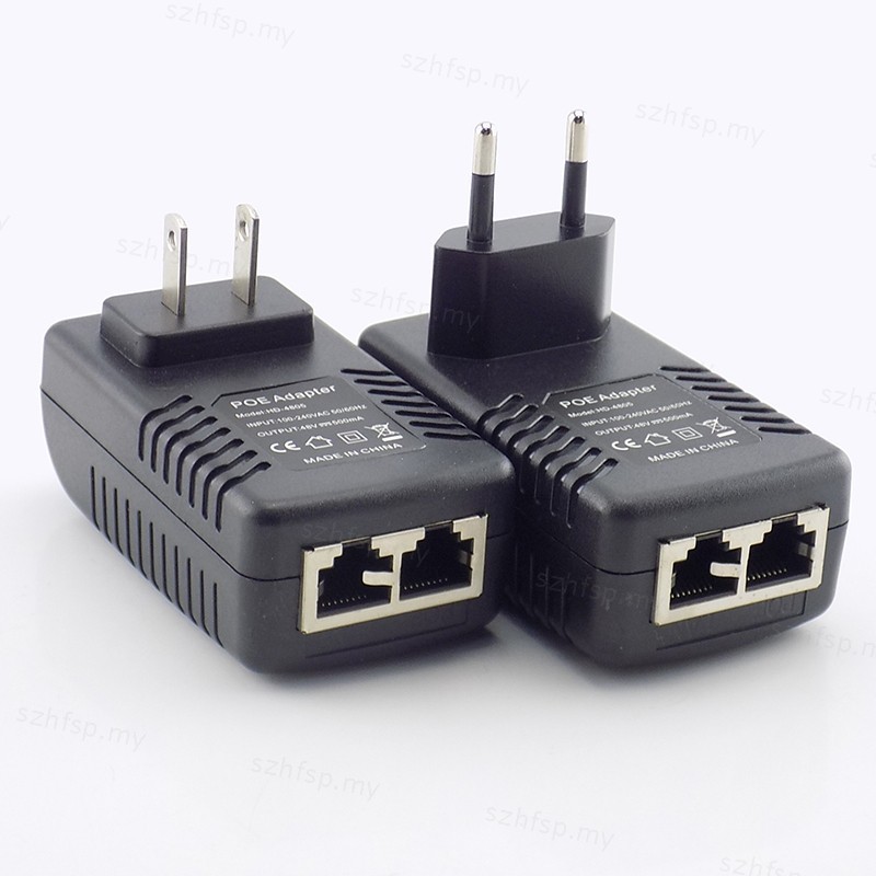 DC 48V 0.5A 24W Poe Power Adapter injector Switch POE For IP Camera ...
