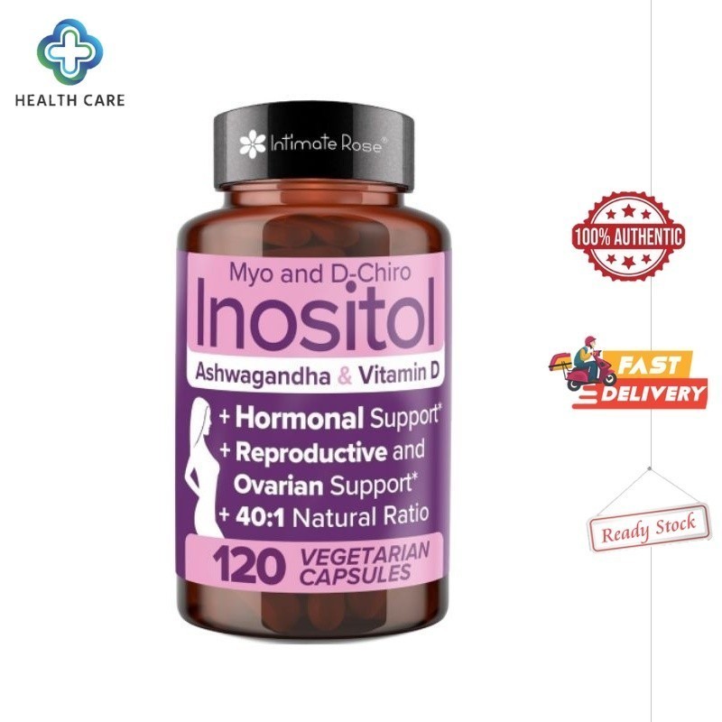 Intimate Rose Myo-Inositol & D-Chiro Inositol 40:1 Blend + Vitamin D3 ...