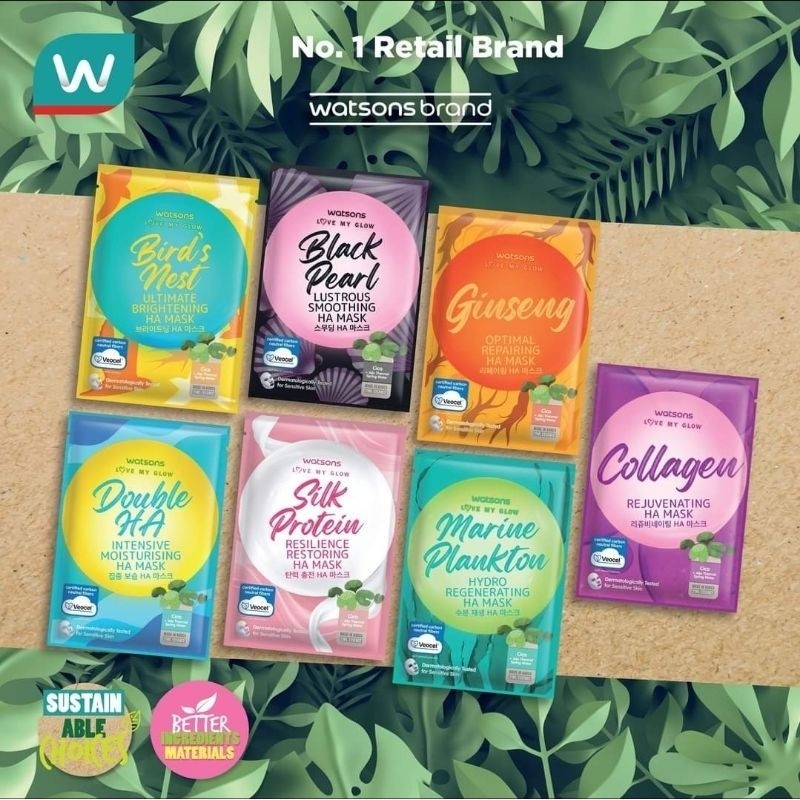 WATSONS Watson Mask Cucumber watermelon Tomato Mangosteen Peach ...