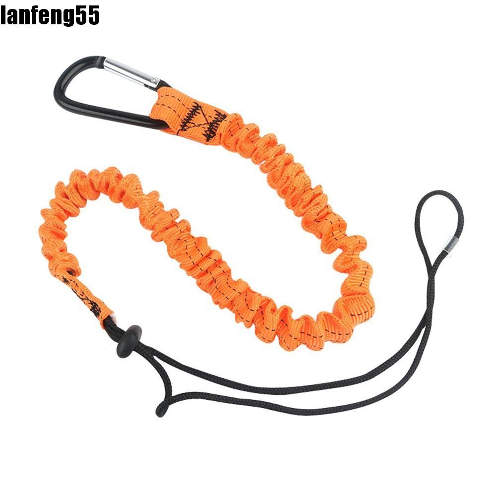 LANFENG Safety Bungee Tether, With Carabiner Hook Anti-Falling Tool ...