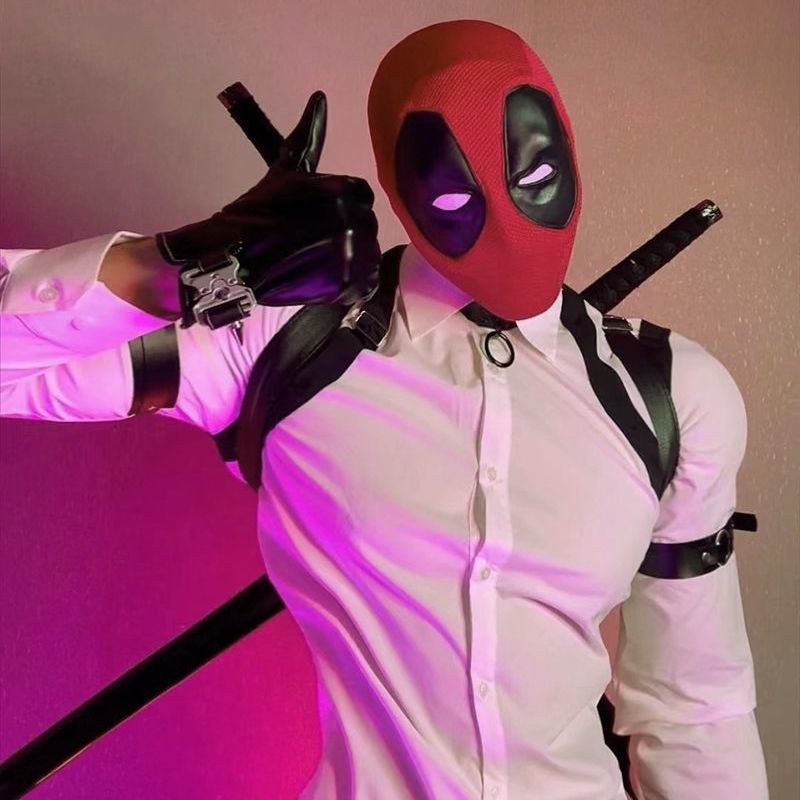 Deadpool Headgear Marvel Merchandise Funny Mask cos Luminous Remote ...