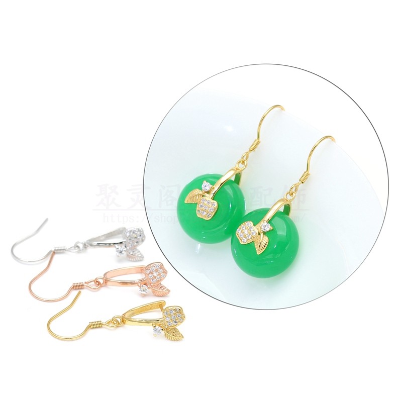 S925 Sterling Silver Earring Holder | DIY Silver Accessories Pendant ...