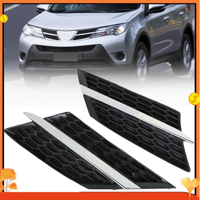 Front Upper Hood Bumper Grille Grill for Toyota RAV4 2013-2015 Front ...