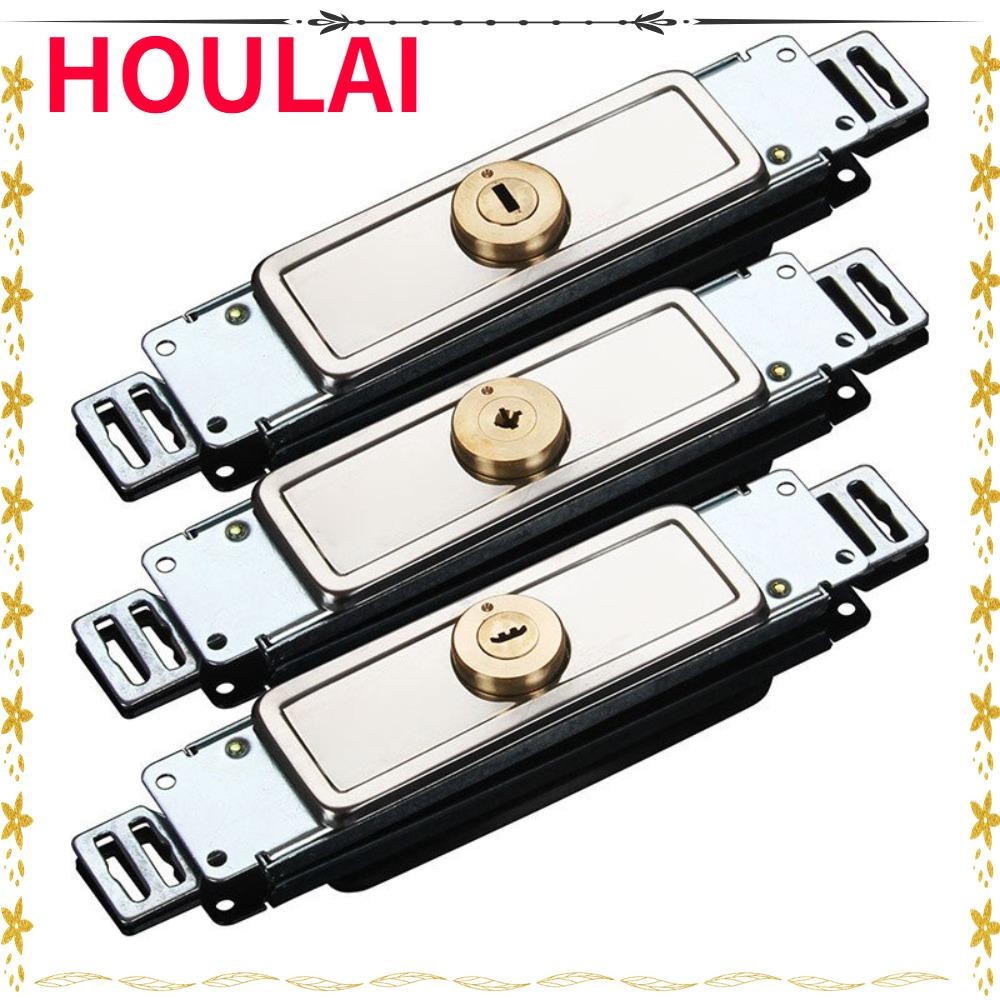 HOULAI Roller Shutter Door Lock, with Key Middle Bottom Roll Gate Lock ...