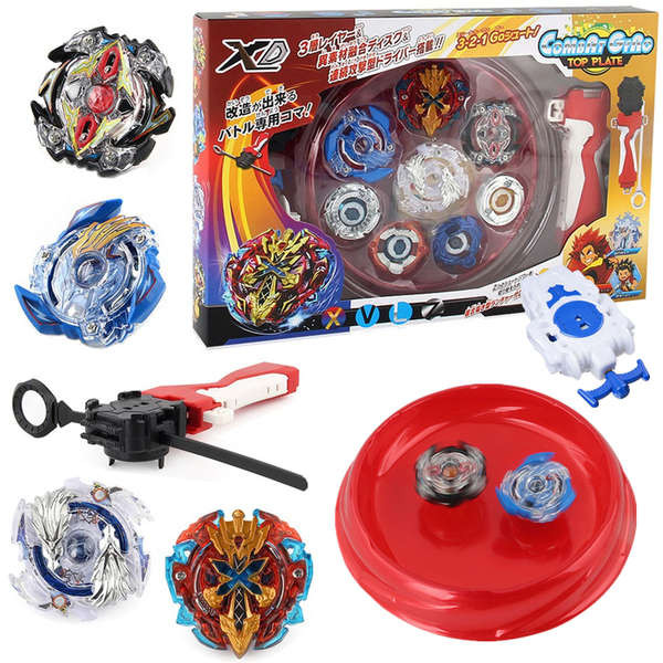 beyblade x beyblade burst Burst Top 4 in 1 Set Battle Top Disc Competitive Combat Disc Assembly ...