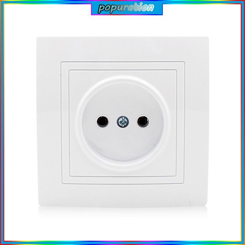 POP 250V 16A Recessed Power Outlet EU Wall Panel Socket Temperature ...