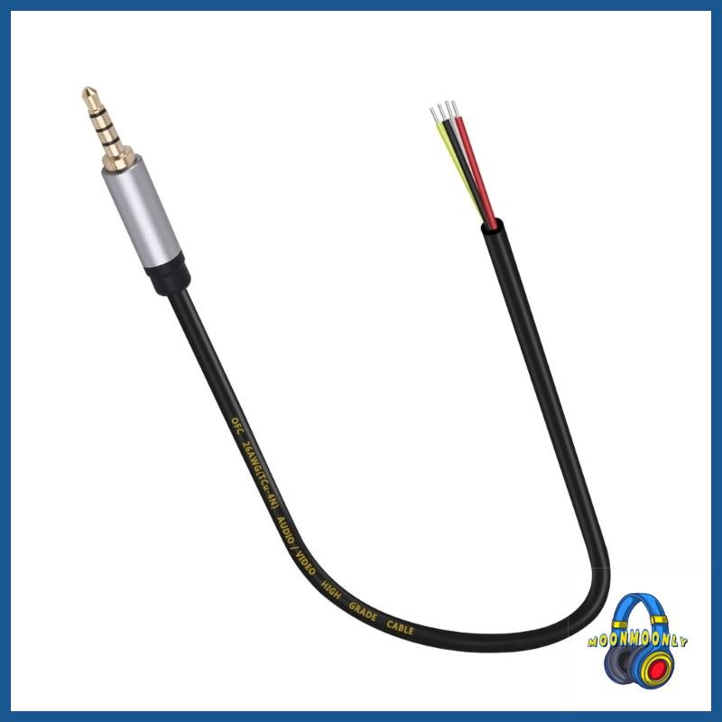 MOOMMY 3 5mm Male Jacks to Bare Wire Audios Cable for Earphone ...