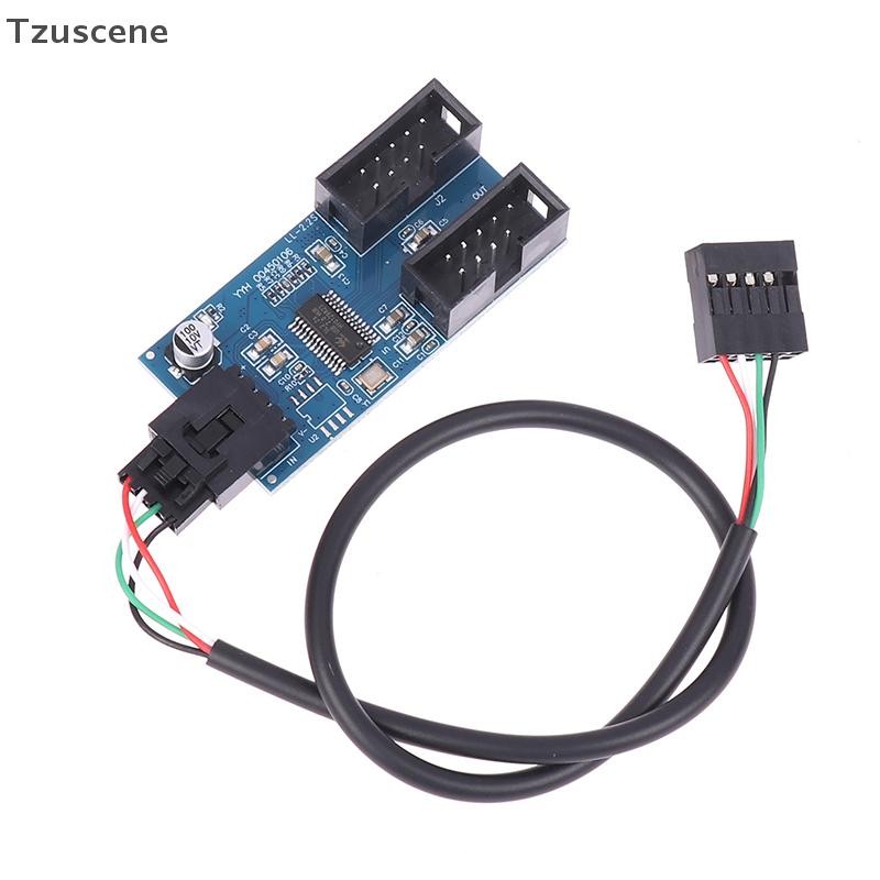[Tzuscene] 1Pc USB 9 Pin Interface Header Motherboard Extension ...
