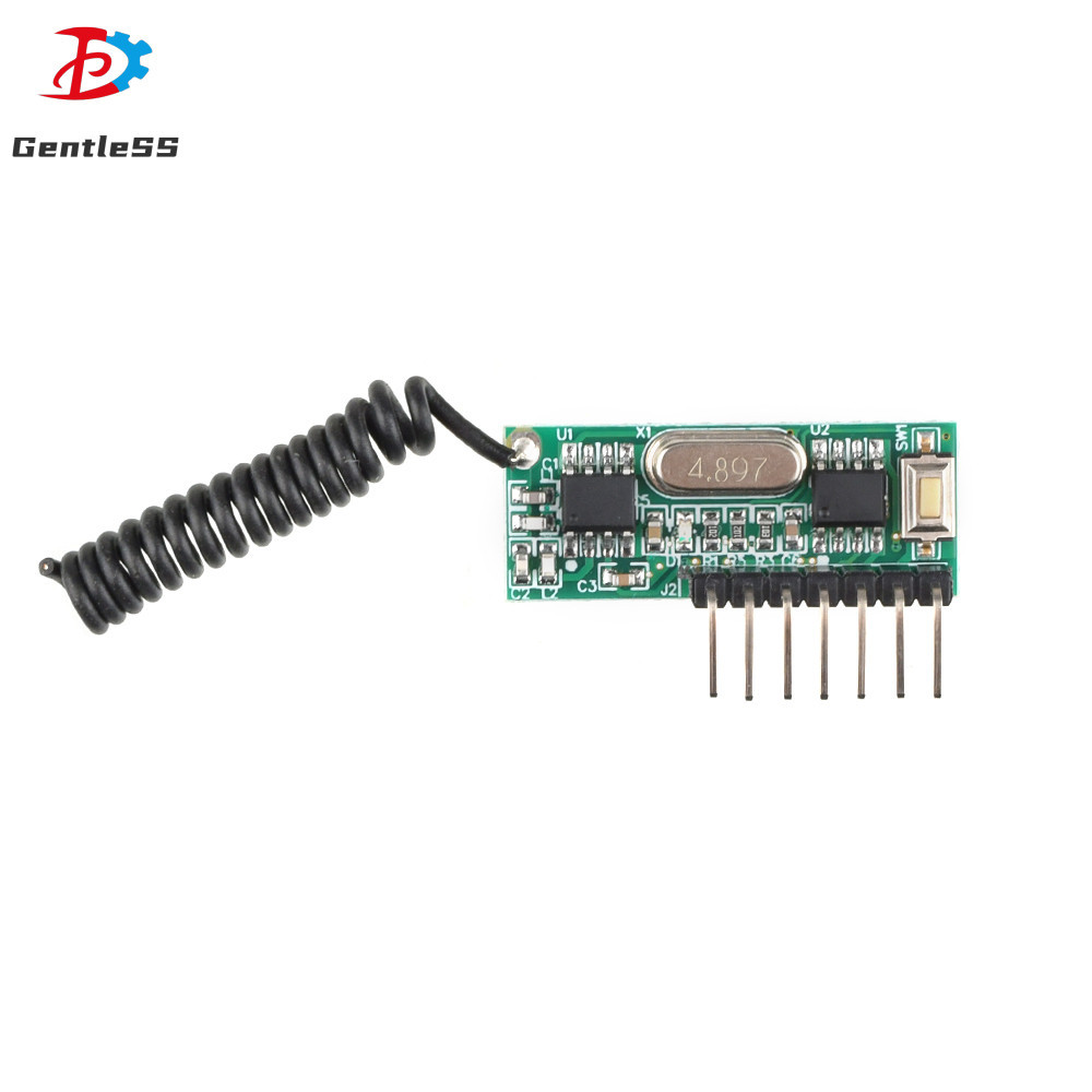 DC3.3~5V 433MHz/315MHz Wireless Remote Control Learning 4-way Universal ...