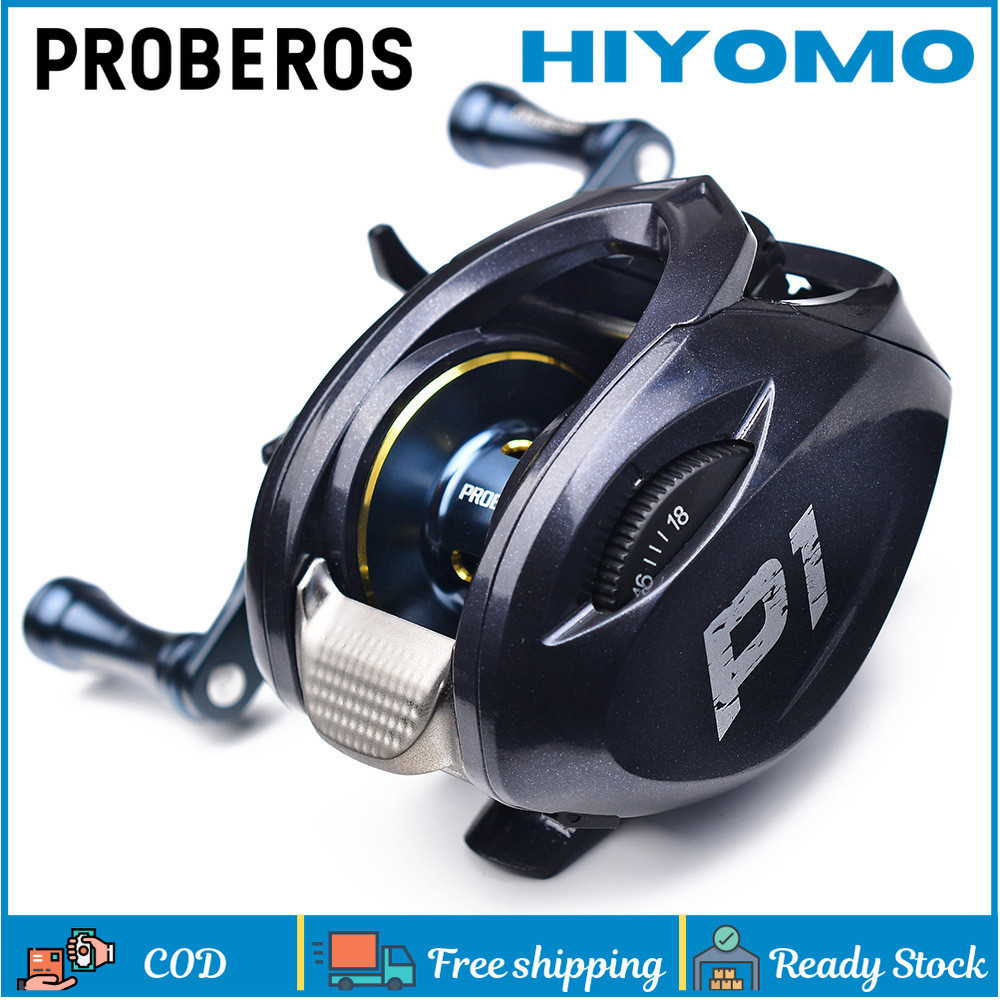 PROBEROS Baitcasting Reel High Speed 7.2:1 Gear Ratio 8KG Max Drag ...