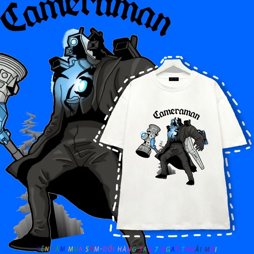 Titan Cameraman - BOSS Skibidi Toilet Camera Monster T-shirt, very ...