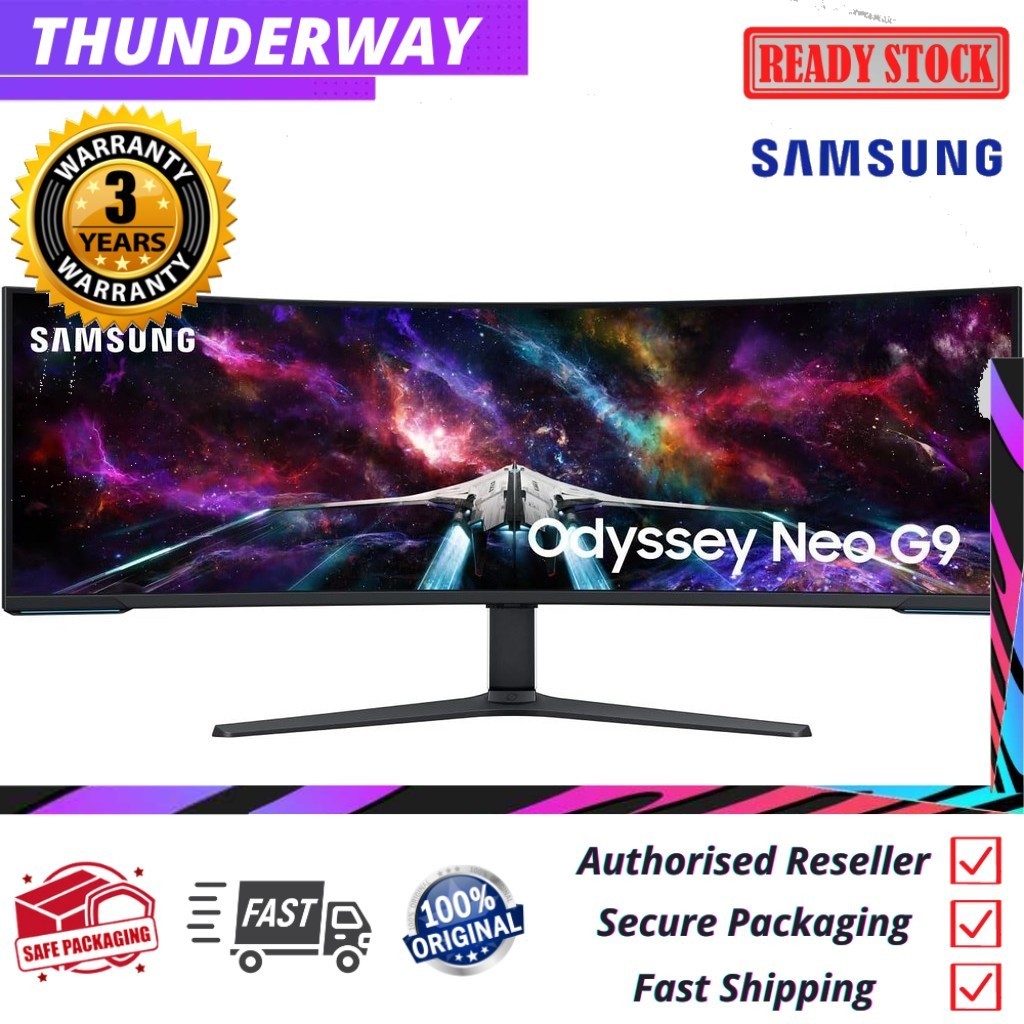 Samsung 57" LS57CG952NEXXS Odyssey Neo G9 G95NC Dual UHD 240Hz Gaming ...