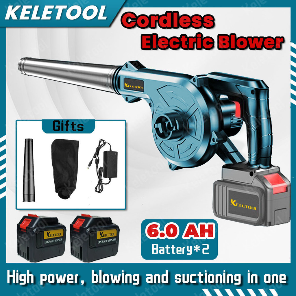 Cordless air blower angin rumah mesin sembur sampah blower rumput ...