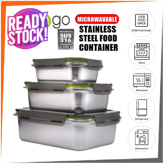 LEXNGO Food Storage Container Meal Prep Food Container Microwave Safe ...