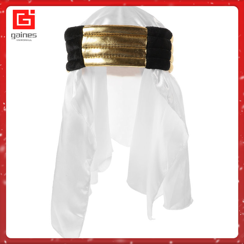 Arab Hats Arabian for Decor Festival Party Adult Prop Man White Cap ...