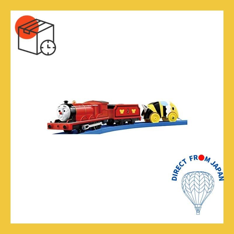 Takara Tomy Pla-rail Thomas TS-14 Pla-rail James and Beech Chase Train ...