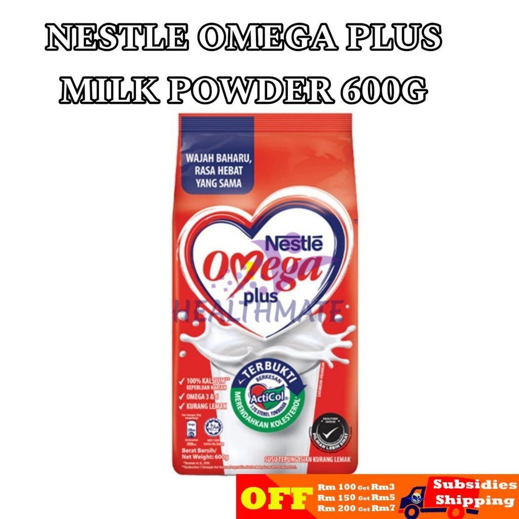 [EXP11/24]Nestle Omega Plus Milk Powder (600g) | Shopee Malaysia