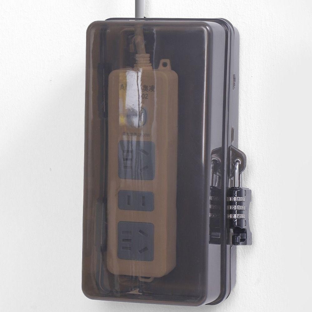 Anti-theft Weatherproof Extension Lead Cover, Plug Box, Portable ...