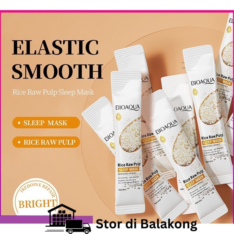 BIOAQUA Rice Raw Pulp & Collagen Firming G9 Mask 4ml | Shopee Malaysia