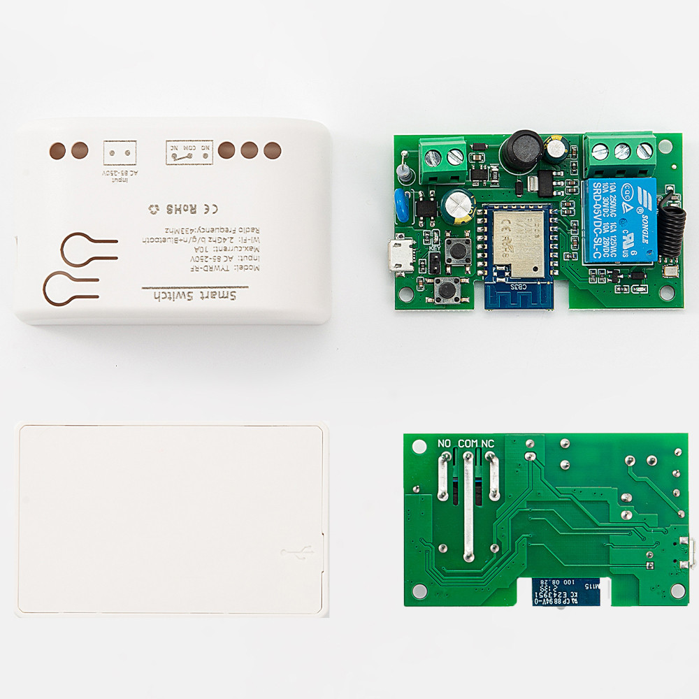 1 Channel Tuya Smart WiFi Relay Module Home Automation DC 7-32V AC 85V ...