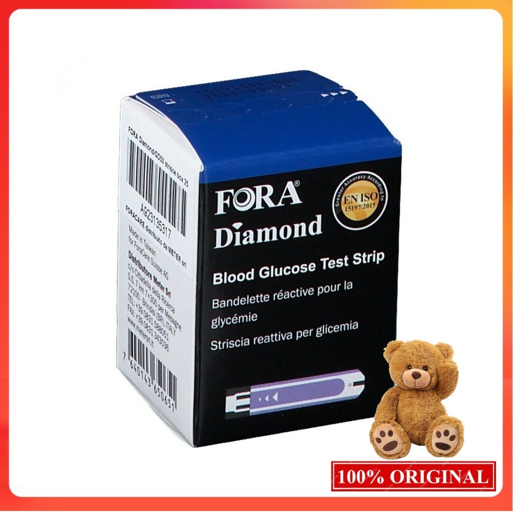 Fora diamond glucose test strip ( for GD 50 ) 25's | Shopee Malaysia