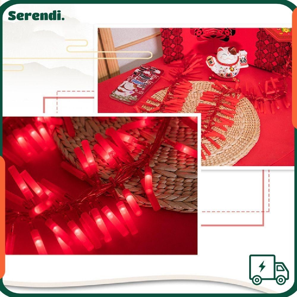 SERENDI Electronic Firecrackers Chinese Year Decoration With Sounding ...