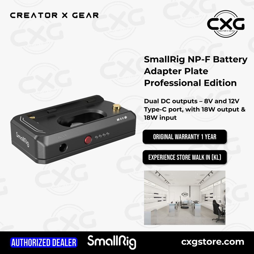 SmallRig NP-F Battery Adapter Plate Professional Edition 3168 | Shopee ...