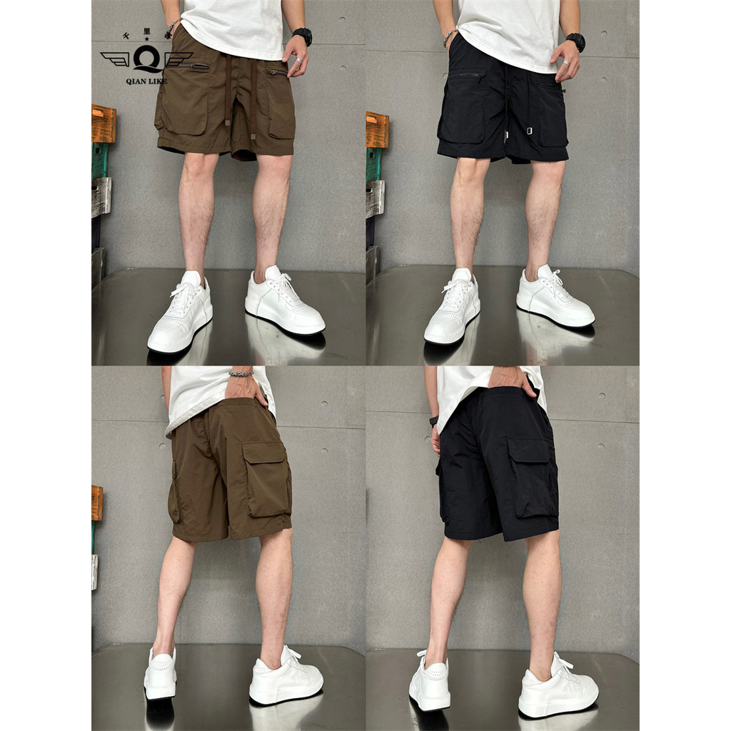 【M-8XL】Plus-size Tactical Cargo Shorts Stretch Loose Men's Shorts Multi ...