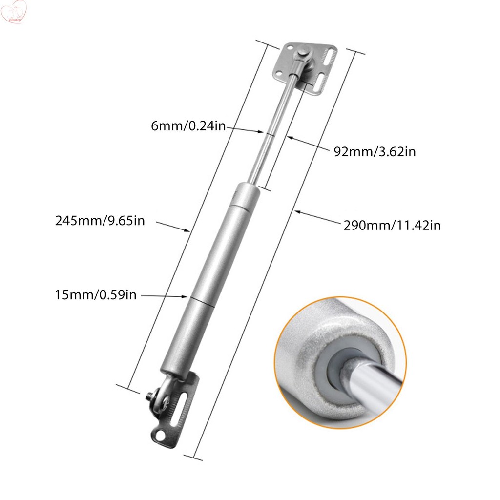 150N Gas Struts for Cabinet with Practical Mounting Hardware Telescopic ...