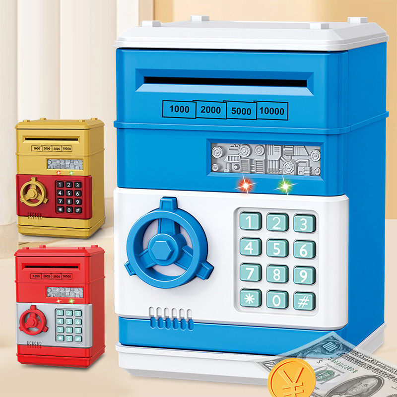 Tabung Duit ATM Machine Elektronik Piggy Bank Kids Money Saving Box ...