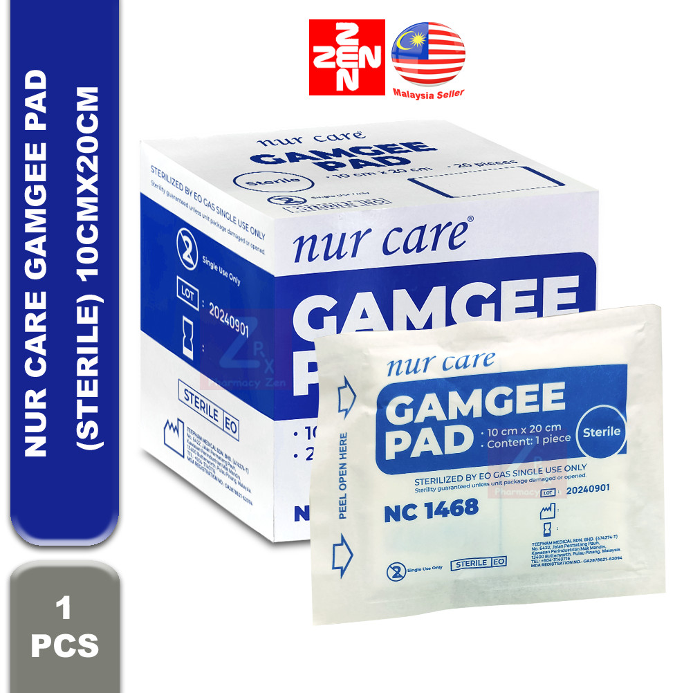 [1 PC] Nur Care Gamgee Pad (Sterile) 10cmx20cm (1piece) | Shopee Malaysia