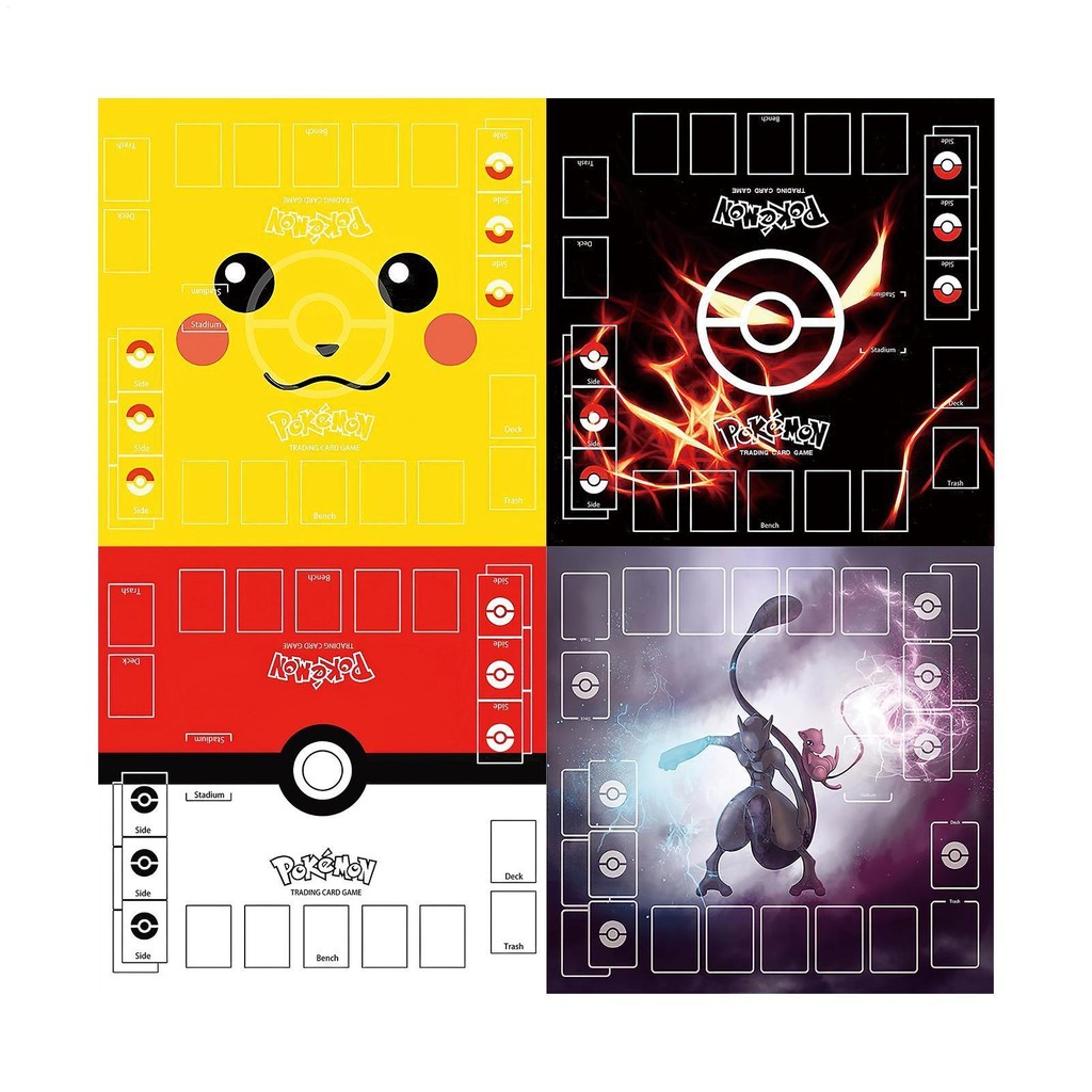 Pokemon Card Game Pad Anti-Slip Anime Playmat Mouse Pad For Gamers ...