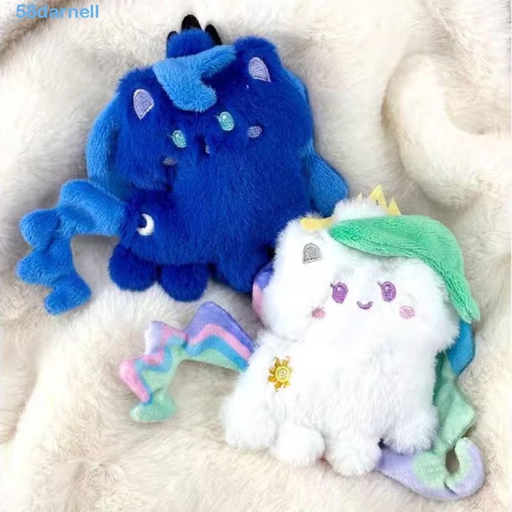 DARNELL Little Pony Pendant, Sparkle Animation Pony Plush Doll, Kids ...