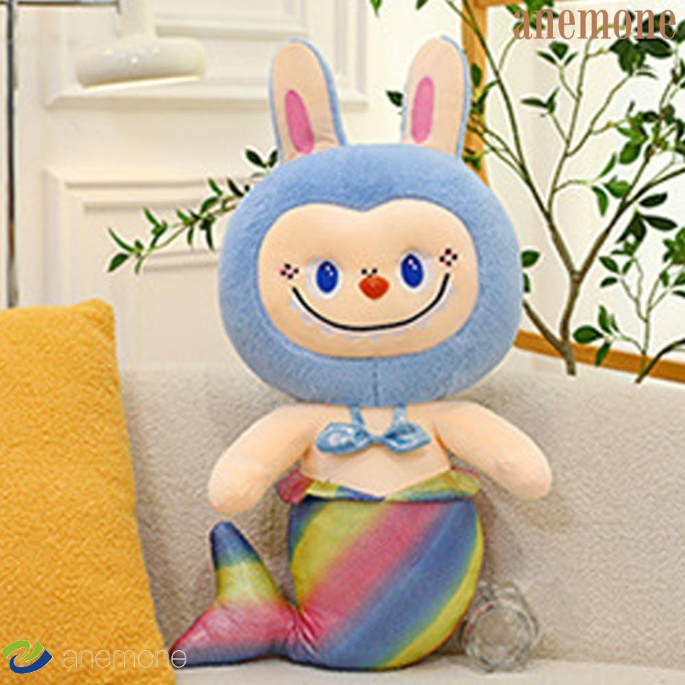 ANEMONE Mermaid Labubu Plush Toy, Stuffed Cartoon Mermaid Labubu Plush ...