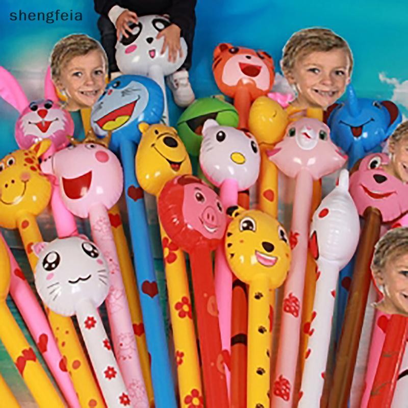 [SFI] Catoon Animals Inflatable Stick Farm Animals Pig Bunny Horse ...