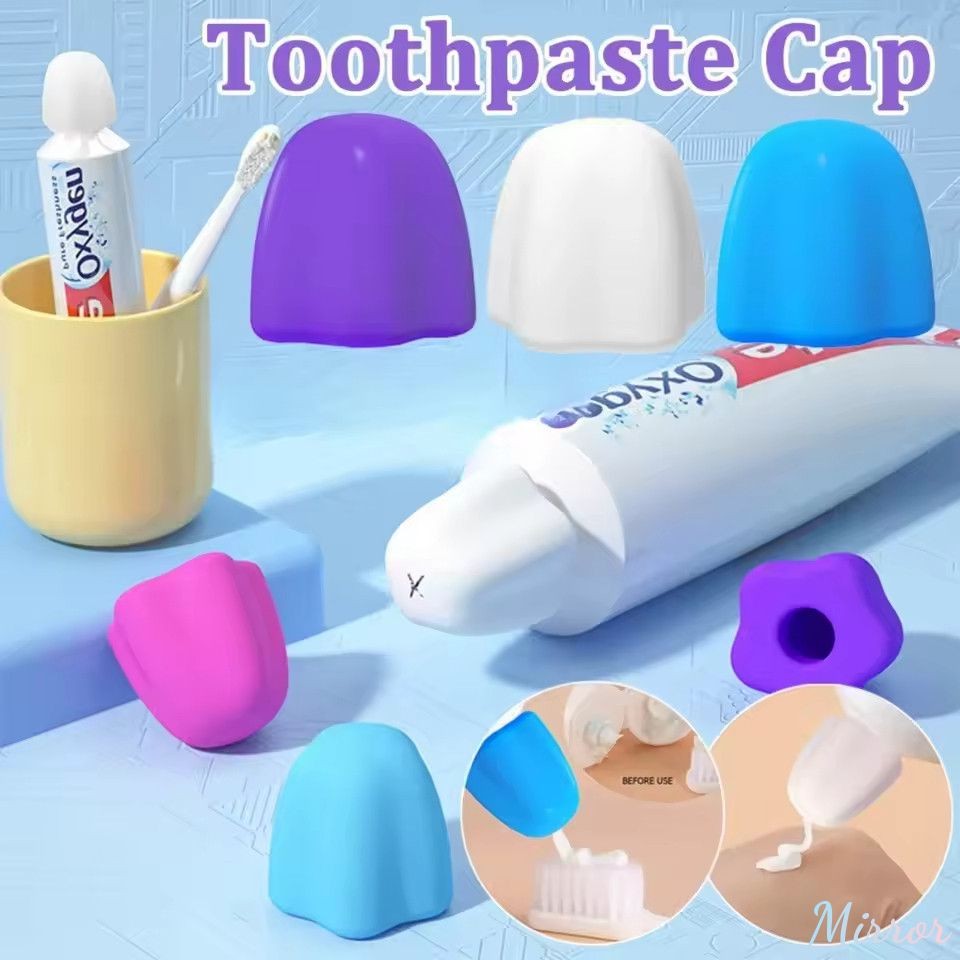 Silicone Toothpaste Cap Self-sealing Toothpaste Squeezer Dispenser ...