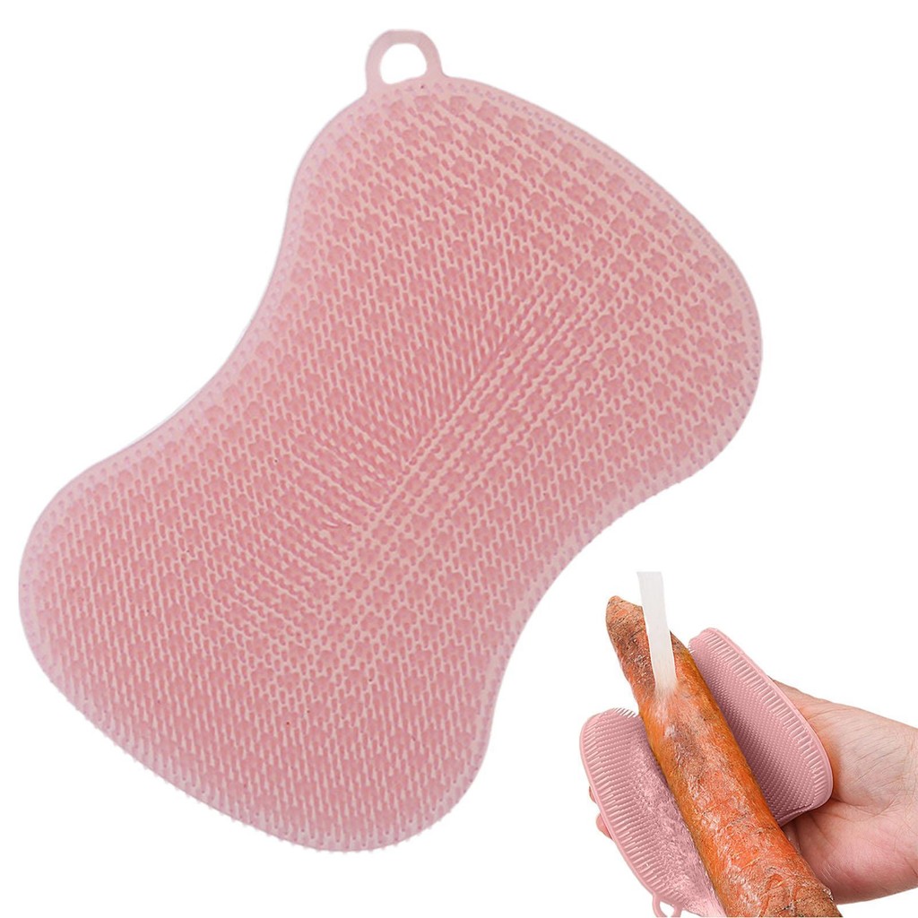 Silicone Sponges for Dishes Multipurpose Dishwashing Sponge with ...