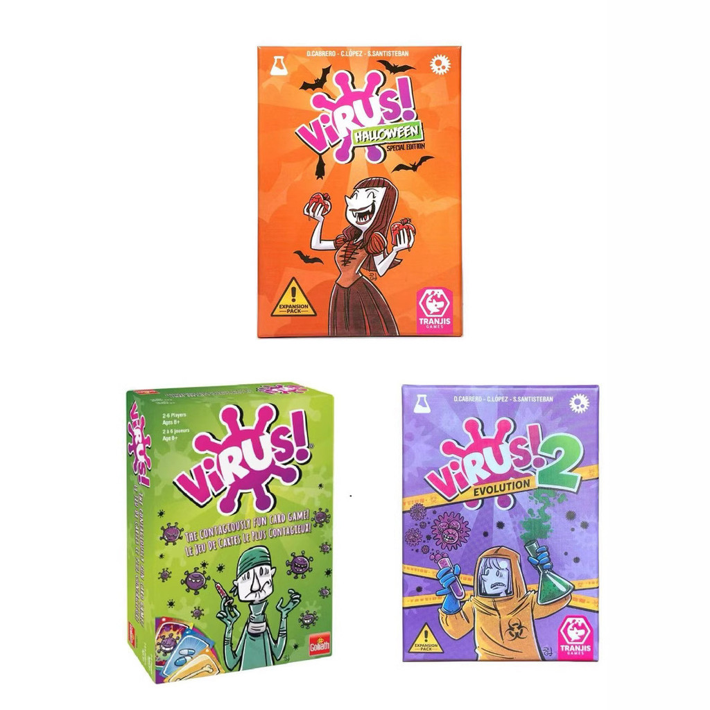 New Style English Version Virus! Virus Infection Card Game Family ...