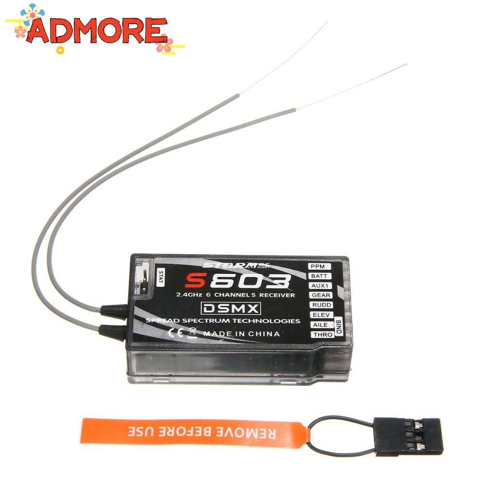 ADMORE 6-Channel Receiver, Ultra Long Range 2.4 GHz Air S603 DSMX, High ...