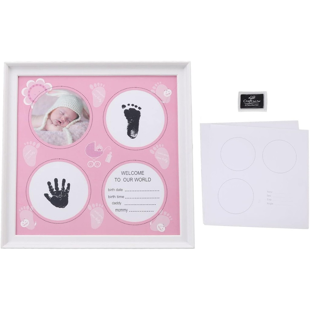 Baby Footprint Kit, Baby Handprint Footprint Kit for Newborn Boys Girls ...