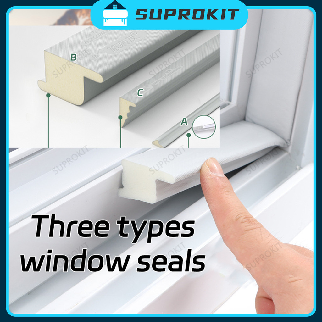 Window Sealing Strips Window Gap Sound Insulation Seal Three Models for ...